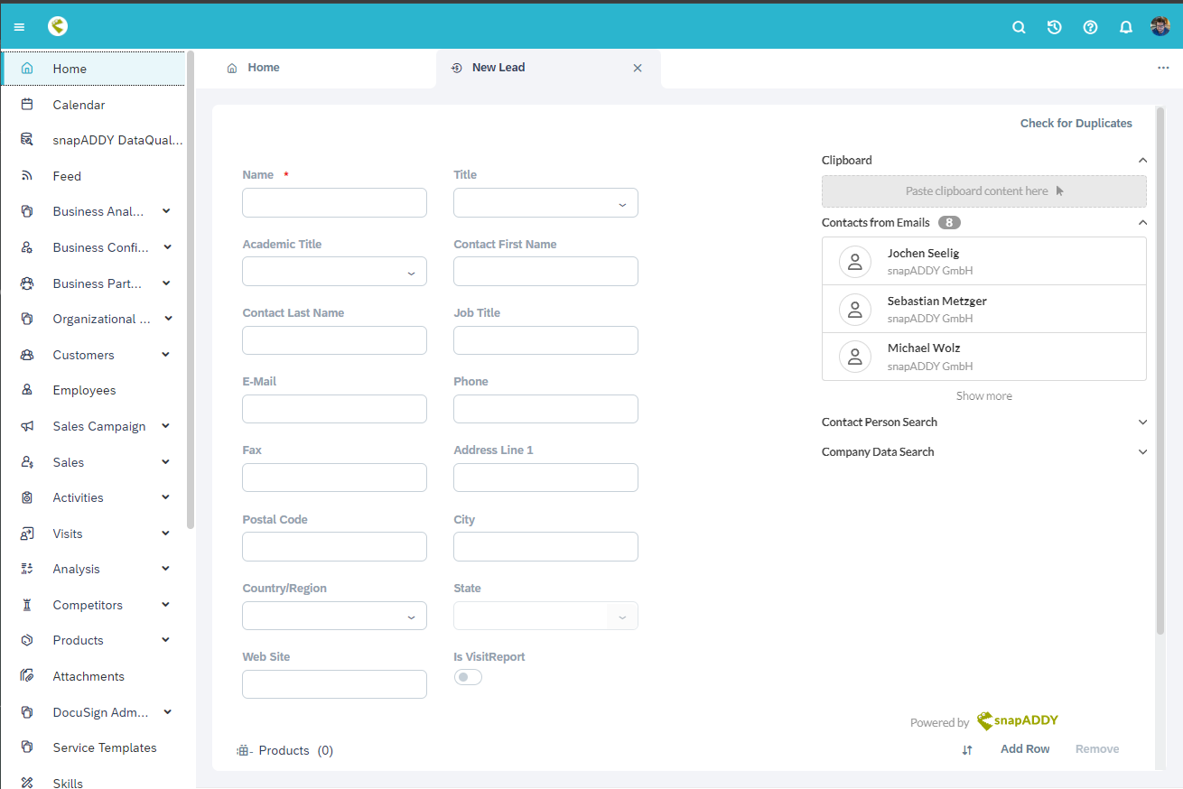 How to activate the Smart Autocomplete feature in SAP Sales Cloud