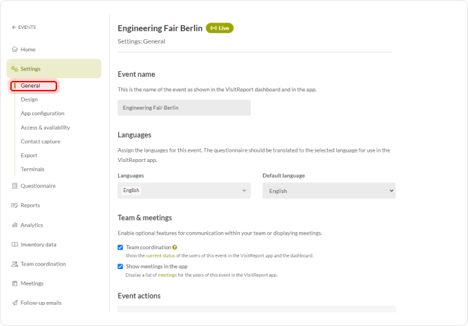 How can I create a Master Event?