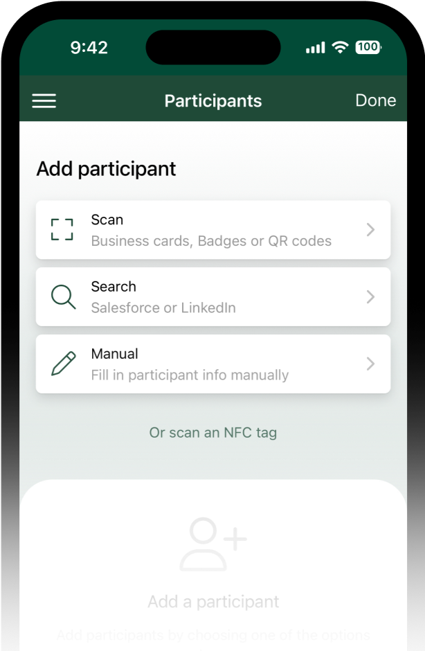 How to create a report in the VisitReport app?