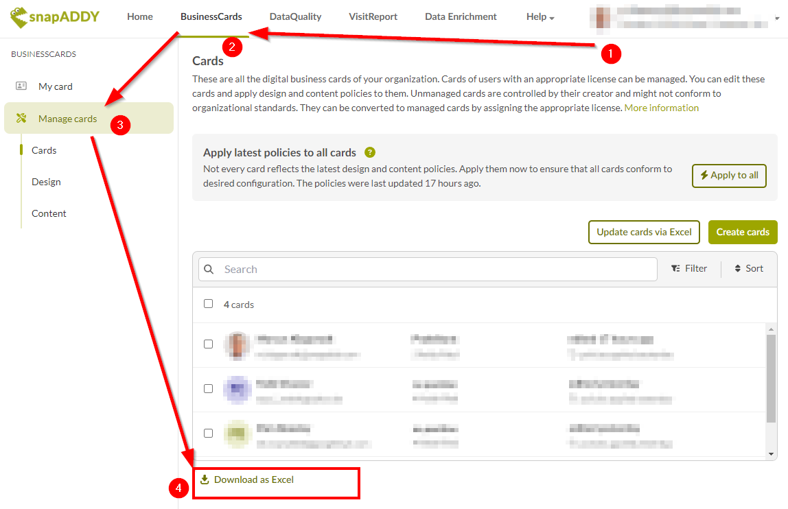How to create print-ready business cards with snapADDY and InDesign ...